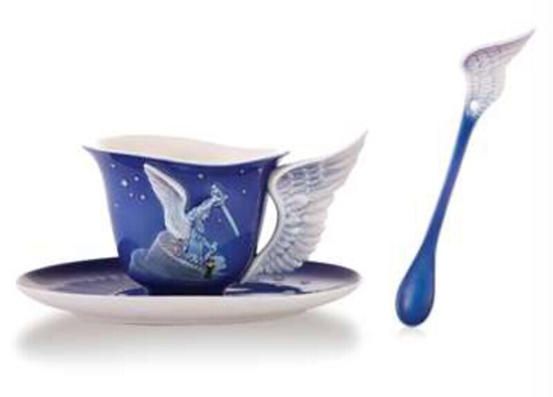 Franz Porcelain Ncpa Tosca Cup Saucer Spoon Set FZ03532 - HomeBello