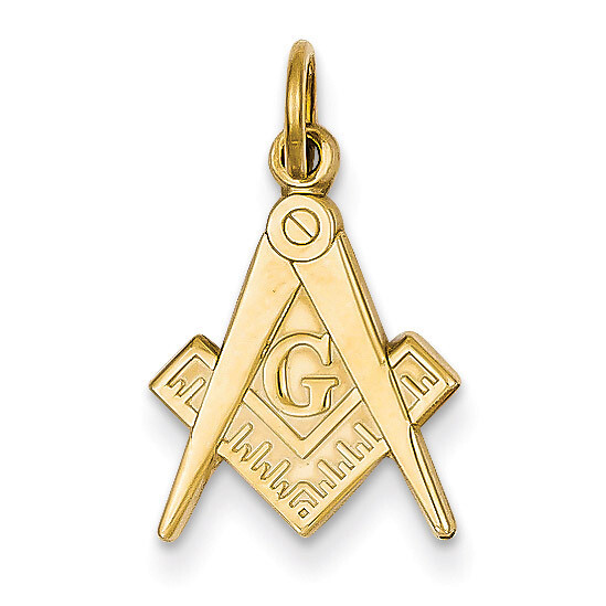 Masonic Charm 14k Gold C436 - HomeBello