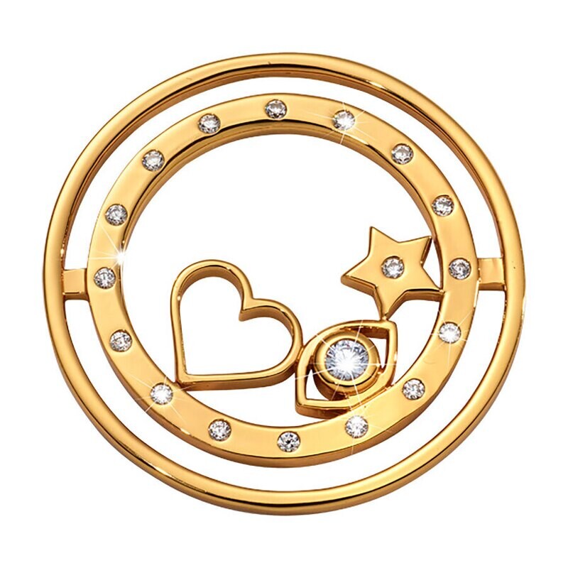 Nikki Lissoni Best Kept Secret Coin Gold Plated 33mm Coin C1680GM ...