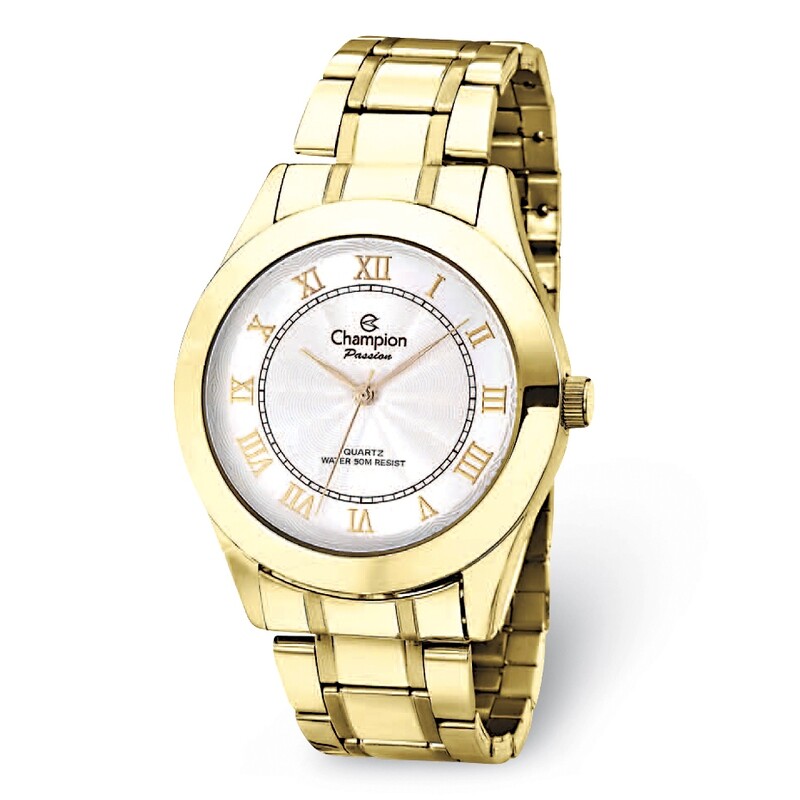 Champion Passion Gold-tone White Dial Watch XWA5589 - HomeBello