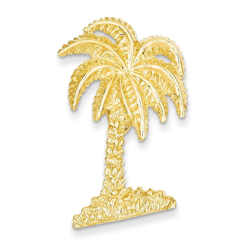 Palm Tree Slide 14k Gold K2498 - HomeBello