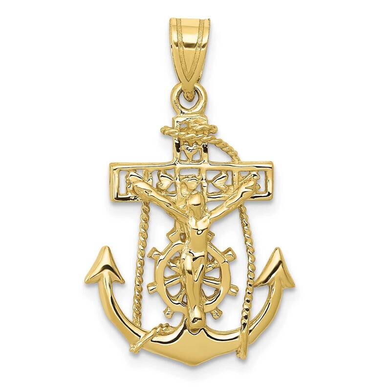 Mariners Cross Pendant 10k Gold 10ZC812 - HomeBello