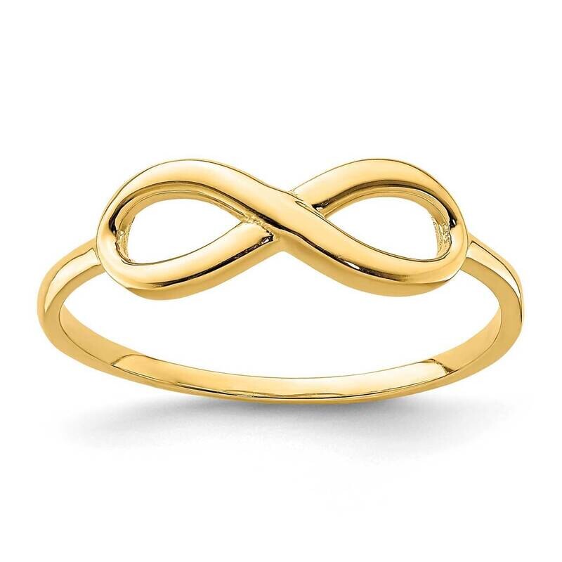 Infinity Ring 14k Gold R655 - HomeBello
