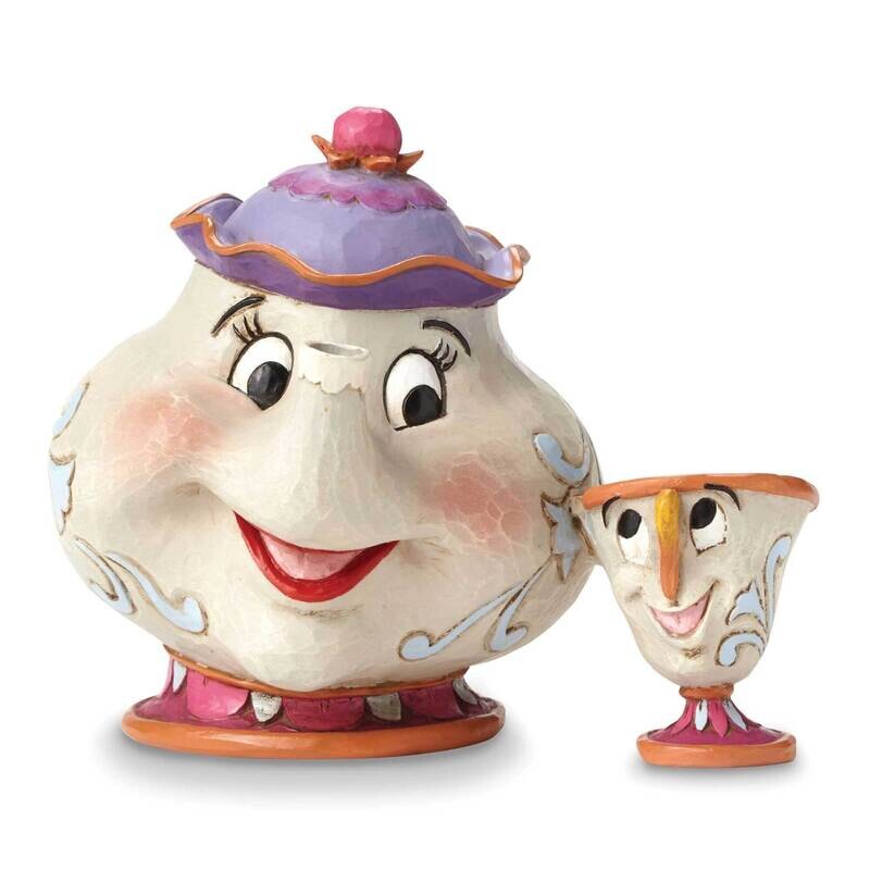 Disney Traditions Mrs. Potts and Chip Figurine GM19407 - HomeBello
