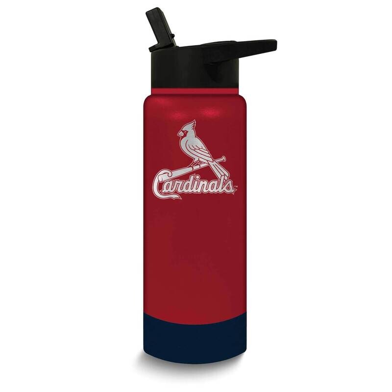 MLB St Louis Cardinals Stainless JR Water Bottle GM26112-CRD - HomeBello