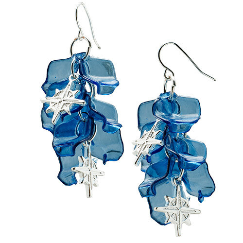 Seattle Mariners Celebration Dangle Earrings MRN074ERD - HomeBello