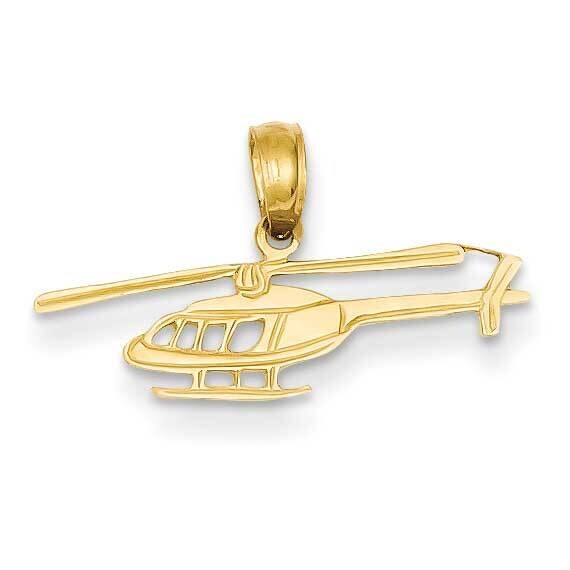 Helicopter Pendant 14k Gold D2947 - HomeBello