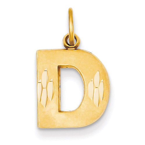 Initial D Charm 14k Gold C566D - HomeBello