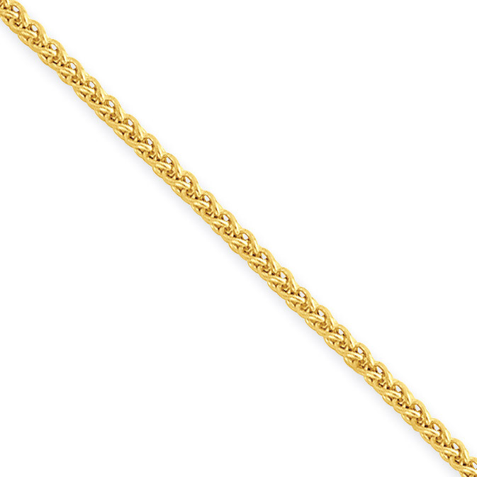 Wheat Chain 16 Inch 14k Gold BC128-16 - HomeBello