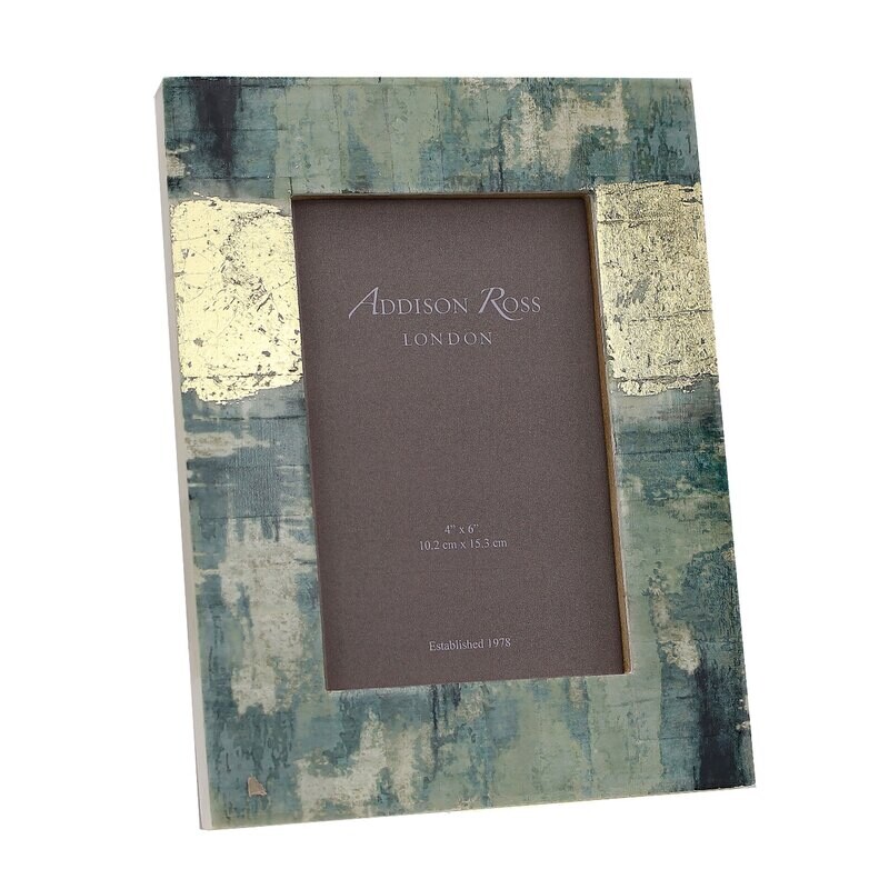 Addison Ross London Green And Gold Bone Photo Frame 4 x 6 Inch Bone ...