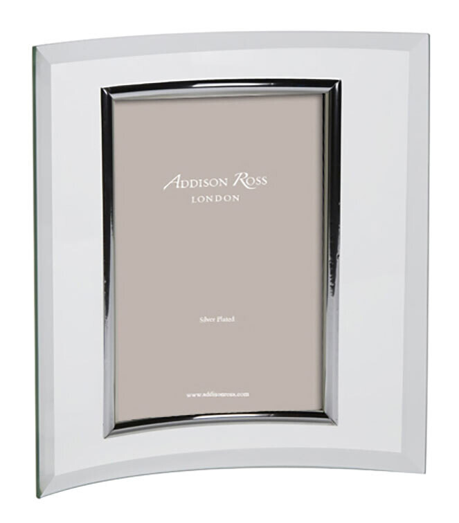 Addison Ross London Portrait Curved Glass Picture Frame 4 x 6 InchGlass ...