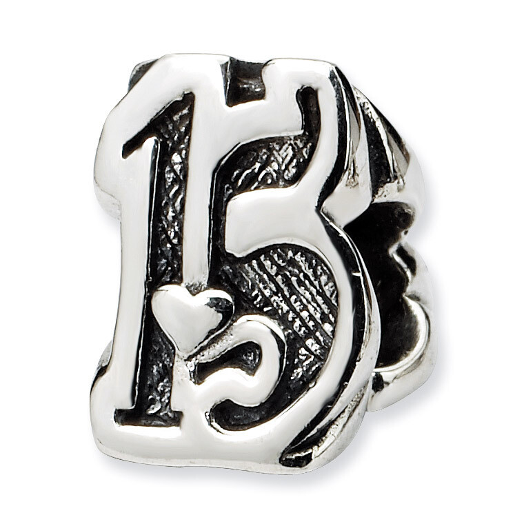 Sweet 15 Bead - Sterling Silver QRS1437 - HomeBello