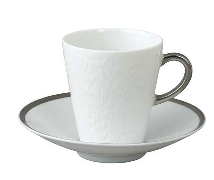 Raynaud Mineral Filet Platinum Coffee Cup 0349-21-305013 - HomeBello