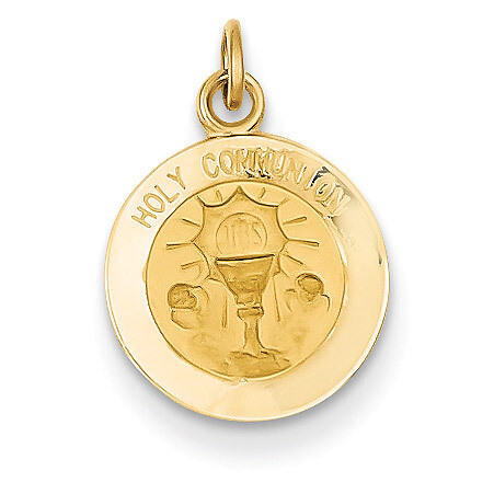 Holy Communion Charm 14k Gold XR360 - HomeBello