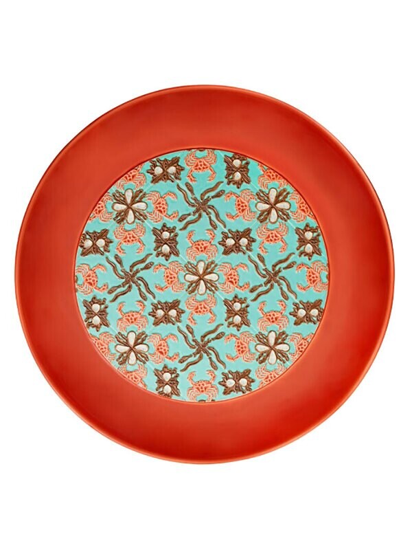 Bordallo Panels Panel Plate With Crabs 65029663 - HomeBello