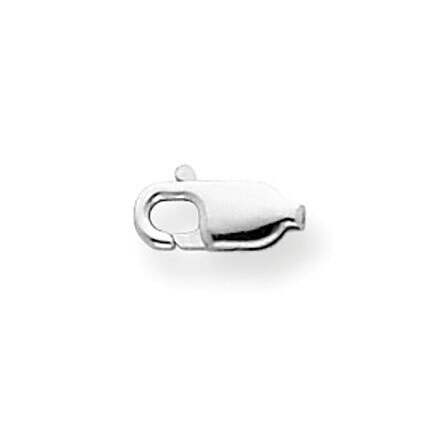 Standard Weight Lobster Clasp 10k White Gold 1W1609 - HomeBello
