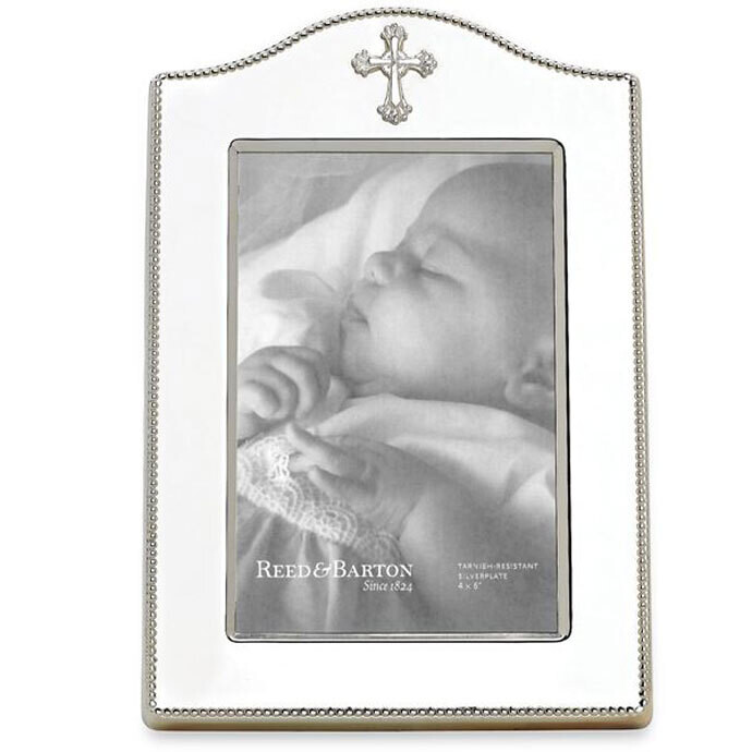 Reed and Barton Abbey Cross Picture Frame 4 x 6 Inch 4746 - HomeBello