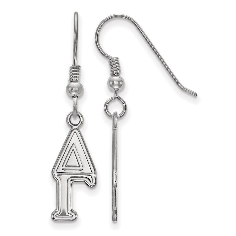 Delta Gamma Dangle Medium Earrings Sterling Silver SS004DG Sororities ...