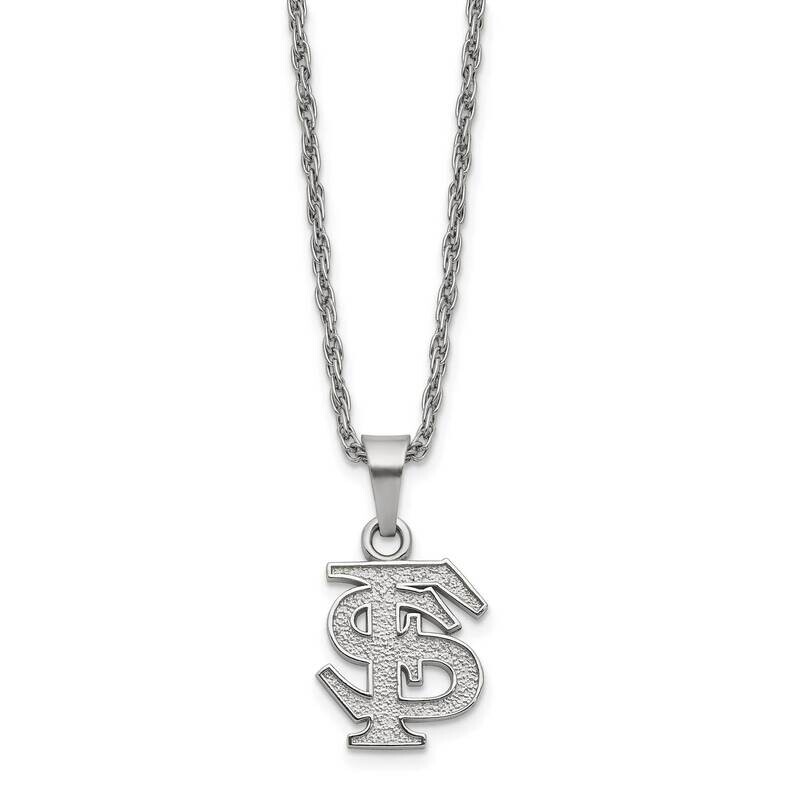 Florida State University Pendant with 2 inch Extender On Chain ...
