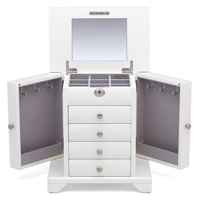 Reed and Barton Lea Tall Jewelry Box 880644 - HomeBello