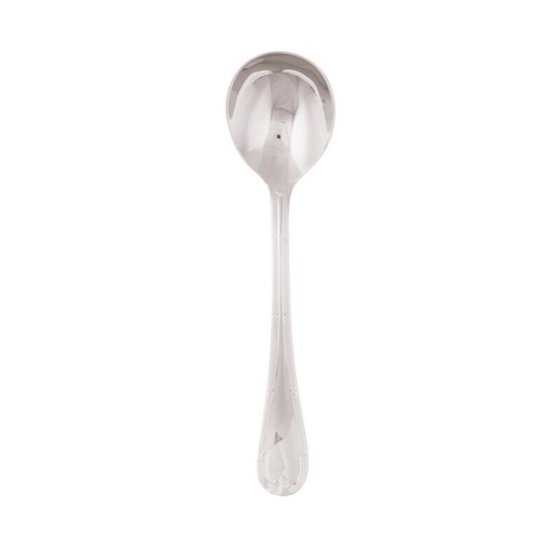 Sambonet Ruban Croise Bouillon Spoon 52723-02 - HomeBello