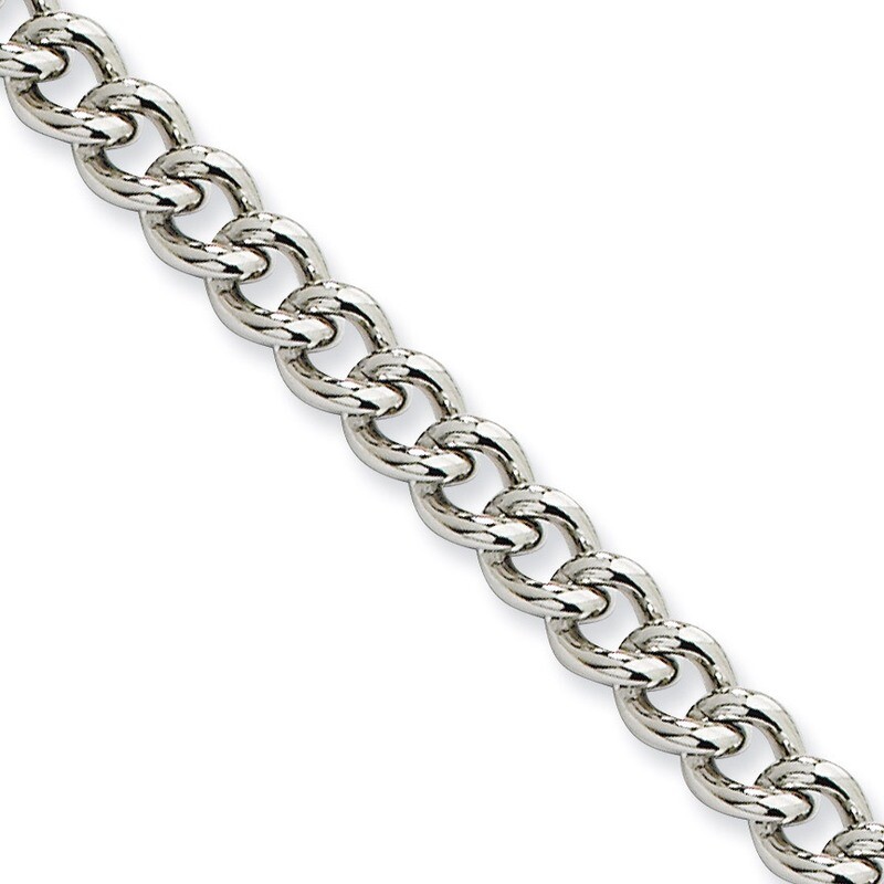 5.3mm 18 Inch Round Curb Chain - Stainless Steel SRN687 - HomeBello
