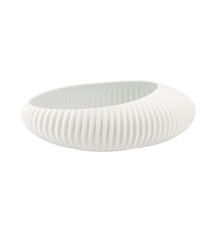 Vista Alegre Shell White Center Piece - HomeBello