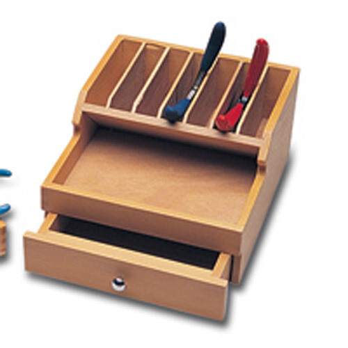 Wood Plier Rack With Drawer JT4031 - HomeBello