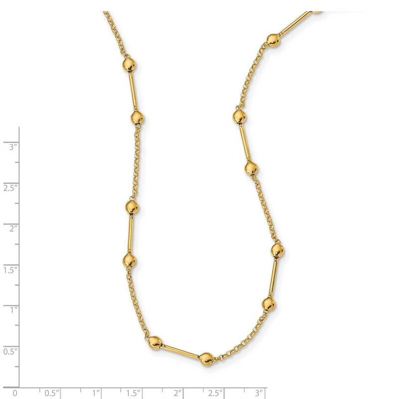 24 Inch Fancy Chain Necklace 14k Yellow Gold SF2623-24- HomeBello