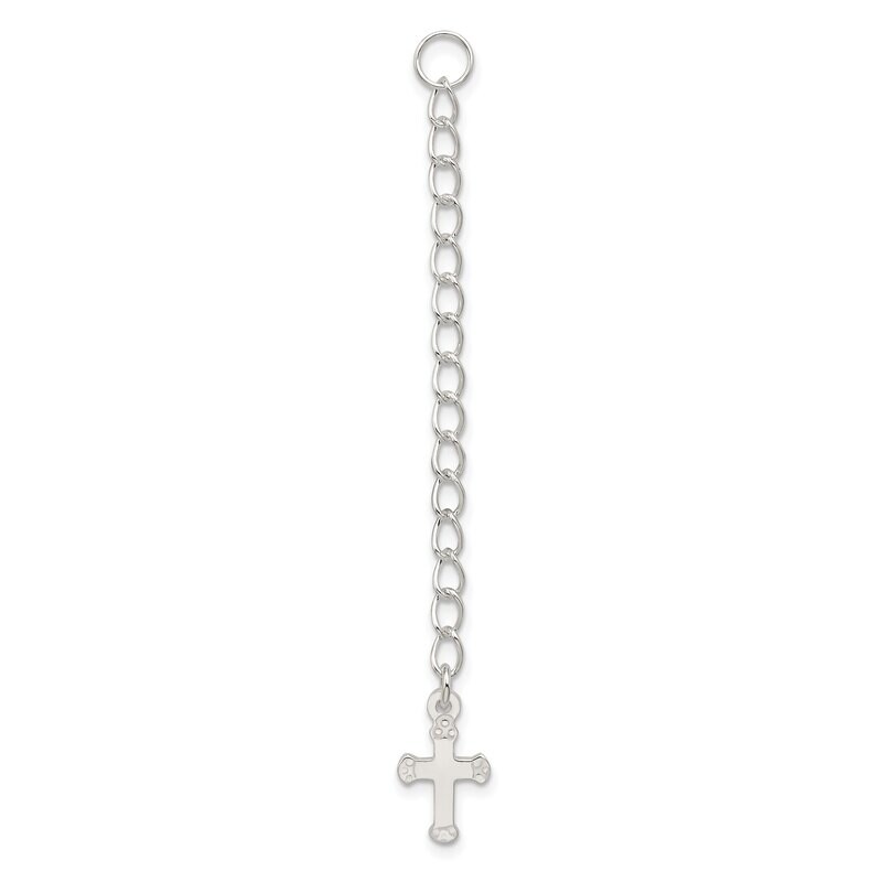 Cross 2 inch Chain Extender Sterling Silver SS3733 - HomeBello