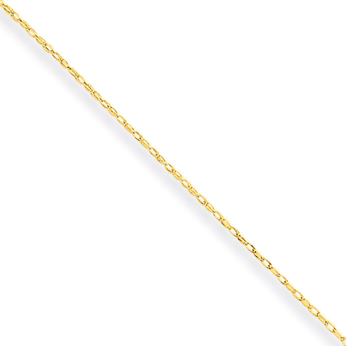 Carded Cable Rope Chain 20 Inch 10k Gold 10K5RY-20 - HomeBello