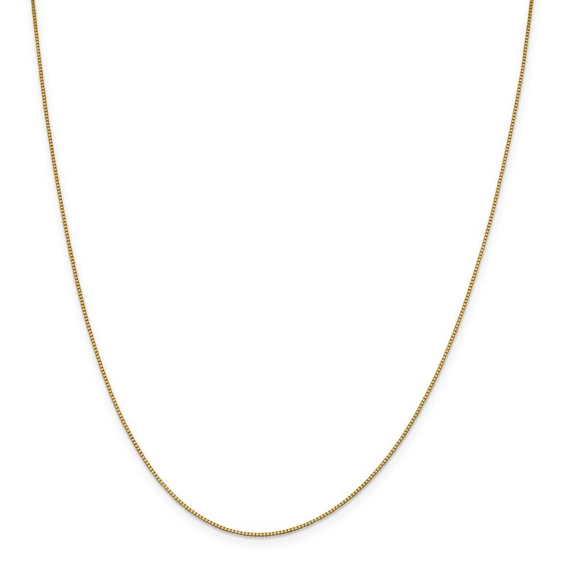 .80mm Box Chain 16 Inch 18k Gold HB-18LP19-16 - HomeBello