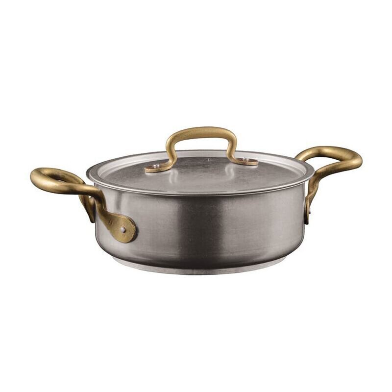 Sambonet 1965 Vintage Casserole Pot With Lid 2 Handles 51909-70 - HomeBello