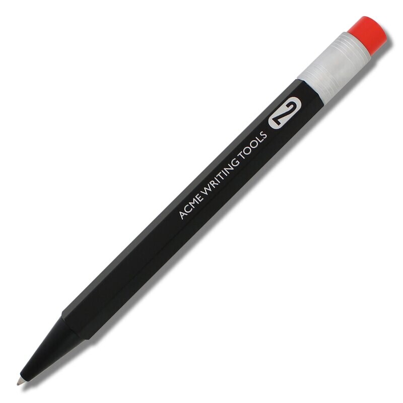ACME Studio #2 (Number Two) Black Color Test Retractable Roller Ball ...