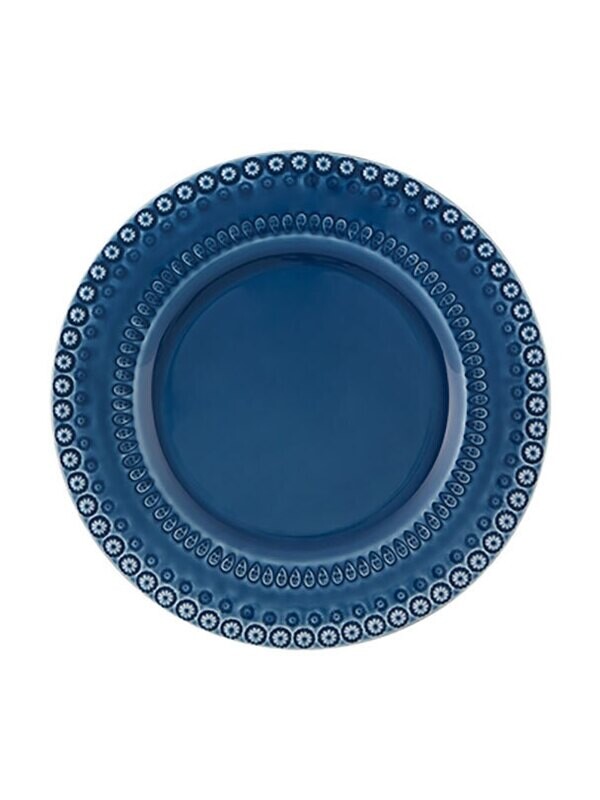 Bordallo Pinheiro Fantasy Dinner Plate Blue 65025281 - HomeBello