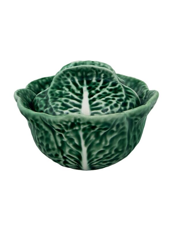 Bordallo Pinheiro Cabbage Tureen L Green Natural 65007020 - HomeBello