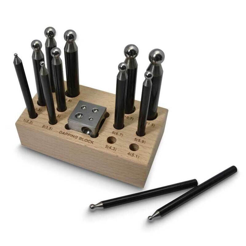 12-piece Dapping Punch Set JT5605 - HomeBello