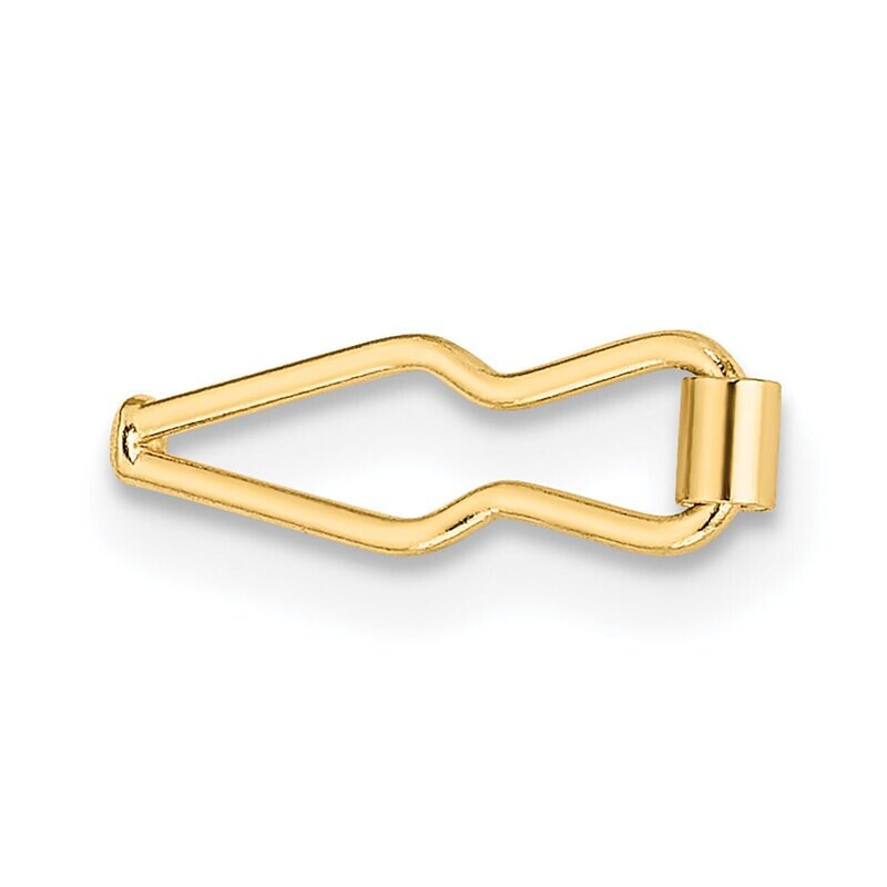 Safety Figure 8 Clasp 14k Yellow Gold YG1893 - HomeBello