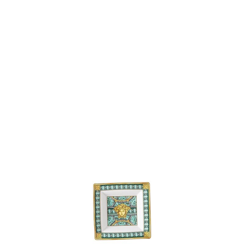 Versace La Scala del Palazzo Verde Tray 3 1/4 Inch - HomeBello