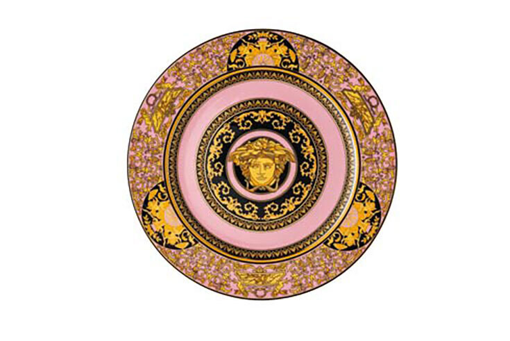 Versace Medusa Colors Rose Service Plate 11 3/4 Inch - HomeBello