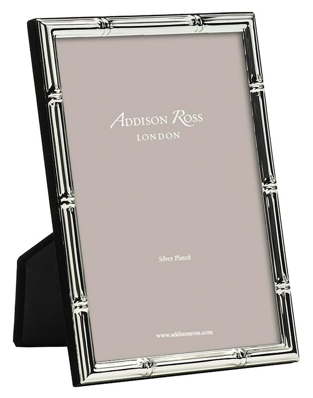 Addison Ross London Bamboo Picture Frame 4 x 6 Inch Silver-plated ...