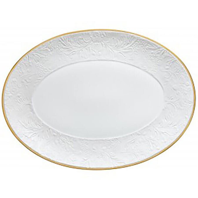 Raynaud Limoges Italian Renaissance Oval Platter Gold Filet 0810-46 ...