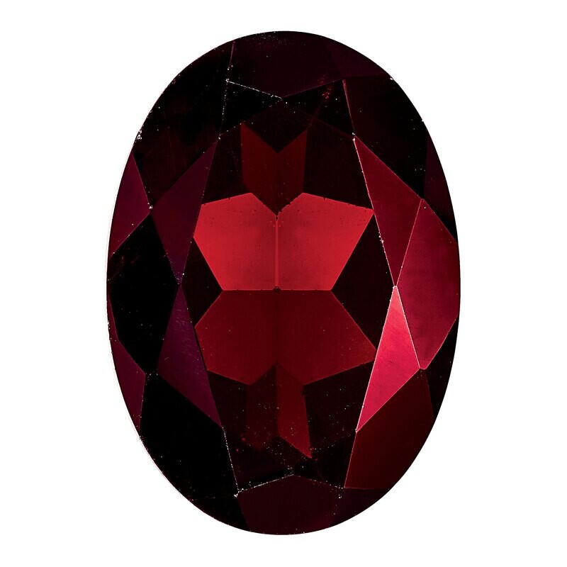 Garnet 7X5mm Oval AA Quality Gemstone GA-0705-OVF-AA - HomeBello