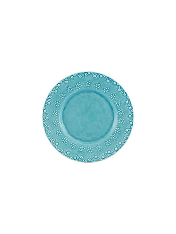 Bordallo Flora Blue Dessert Plate 65030186 - HomeBello