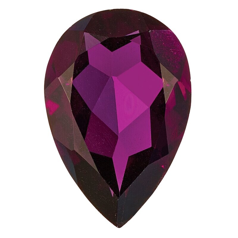 Rhodolite Garnet 12X8mm Pear AA Quality Gemstone RG-1208-PSF-AA - HomeBello