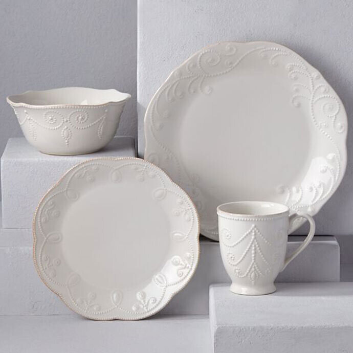 Lenox French Perle White 4 Piece Set 822967 - HomeBello