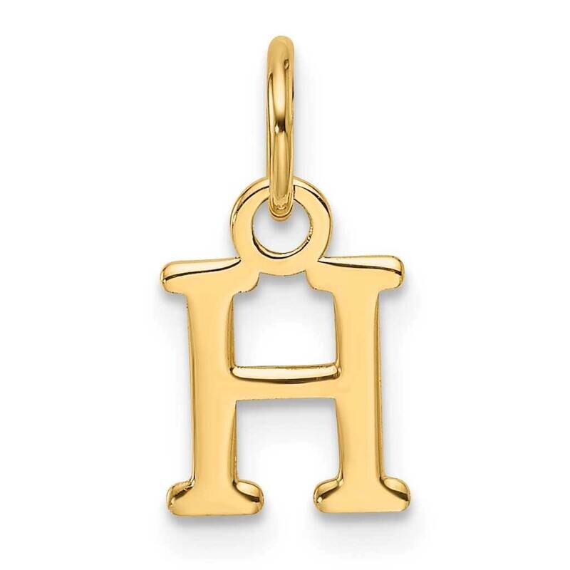 Cutout Letter H Initial Pendant 14k Gold XNA1466Y/H - HomeBello