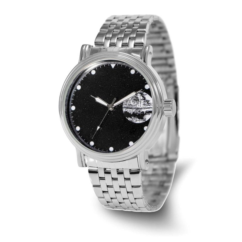 Star Wars Adult Size Death Star Silver-tone Watch XWA6697 - HomeBello