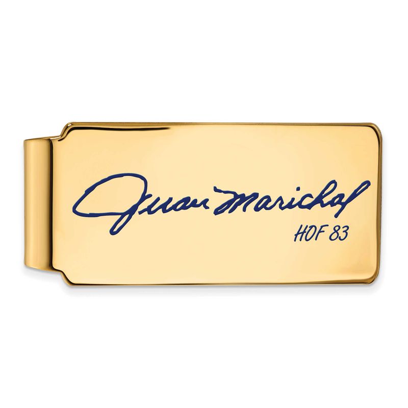 Juan Marichal Hall of Fame Signature Epoxy Money Clip Gold-plated ...