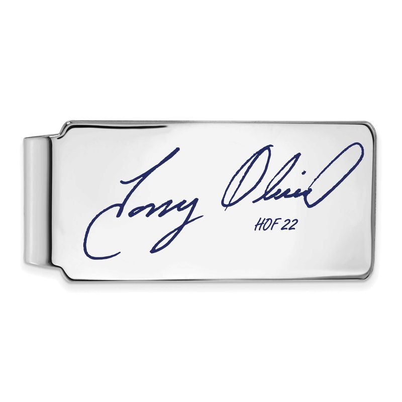 Tony Oliva Hall of Fame Signature Epoxy Money Clip Sterling Silver ...